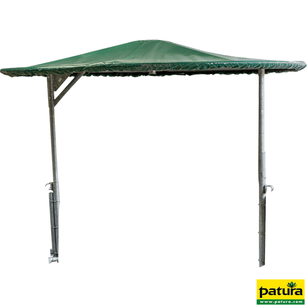 Roof for round rack 12 FP rotatable with tarpaulin