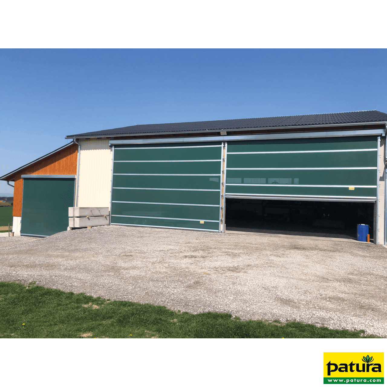 Electric agricultural gate PLUS 5/10 Width 5.00 m, height 10.00 m Kit