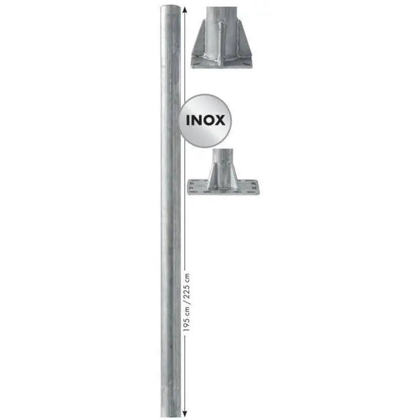 Stainless steel post Ø102 mm - durable, various lengths