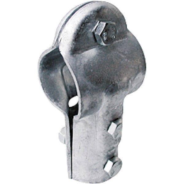 T-clamp with 3 screws, galvanized, various sizes